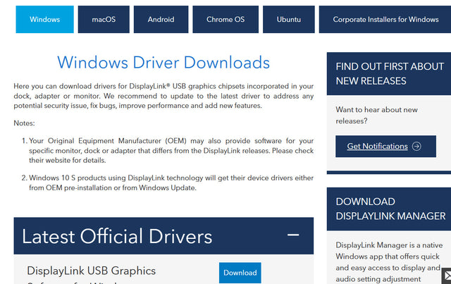 DisplayLink Manager – Microsoft Windows Installation Instructions – Satechi