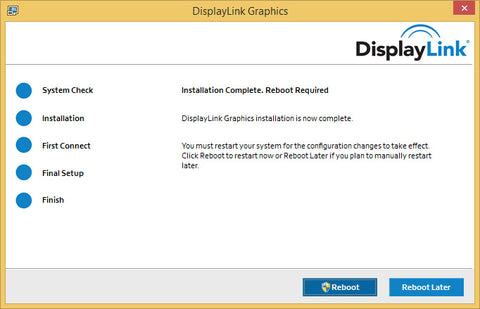 DisplayLink Manager – Microsoft Windows Installation Instructions – Satechi