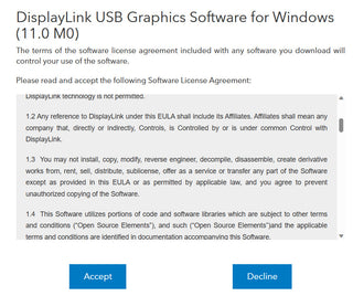 DisplayLink Manager – Microsoft Windows Installation Instructions – Satechi