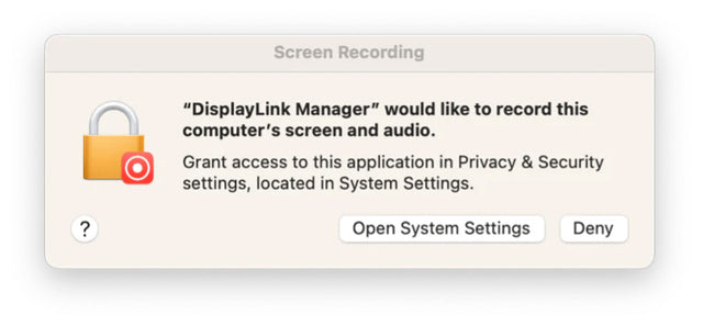 DisplayLink Manager – macOS Installation Instructions – Satechi