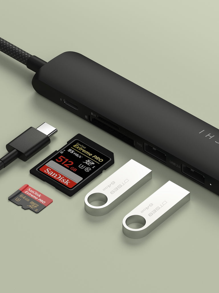 6-in-1 USB-C Slim Multiport Adapter | HDMI Hub – Satechi