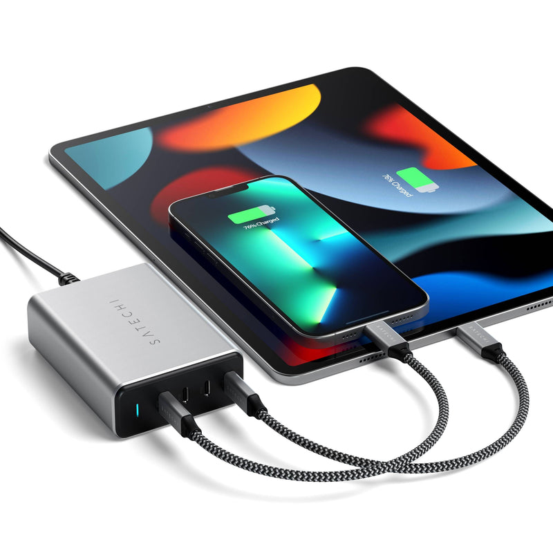 165W USB-C 4-Port GaN Charger | Fast PD Charging – Satechi