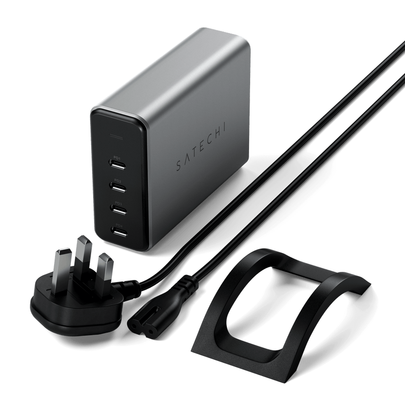165W USB-C 4-Port GaN Charger | Fast PD Charging – Satechi