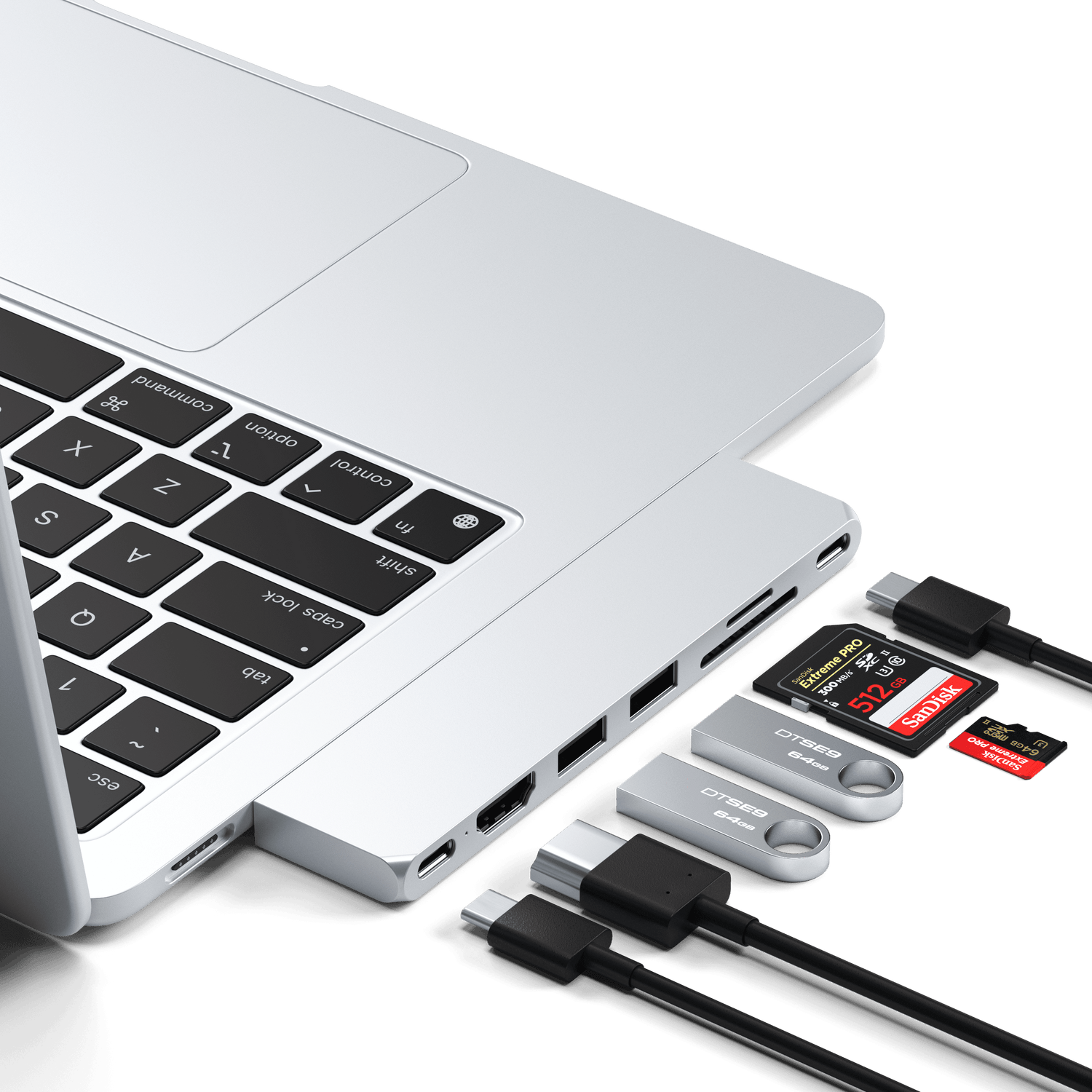 Pro Hub Slim | USB4 7-in-1 Hub for MacBook – Satechi