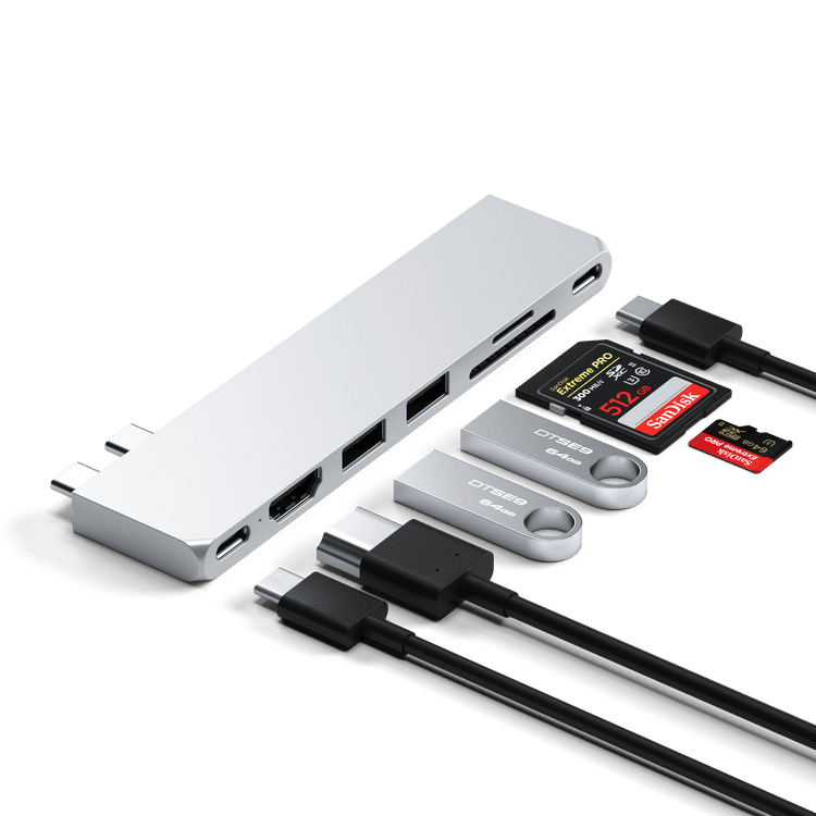 Pro Hub Slim | USB4 7-in-1 Hub for MacBook – Satechi