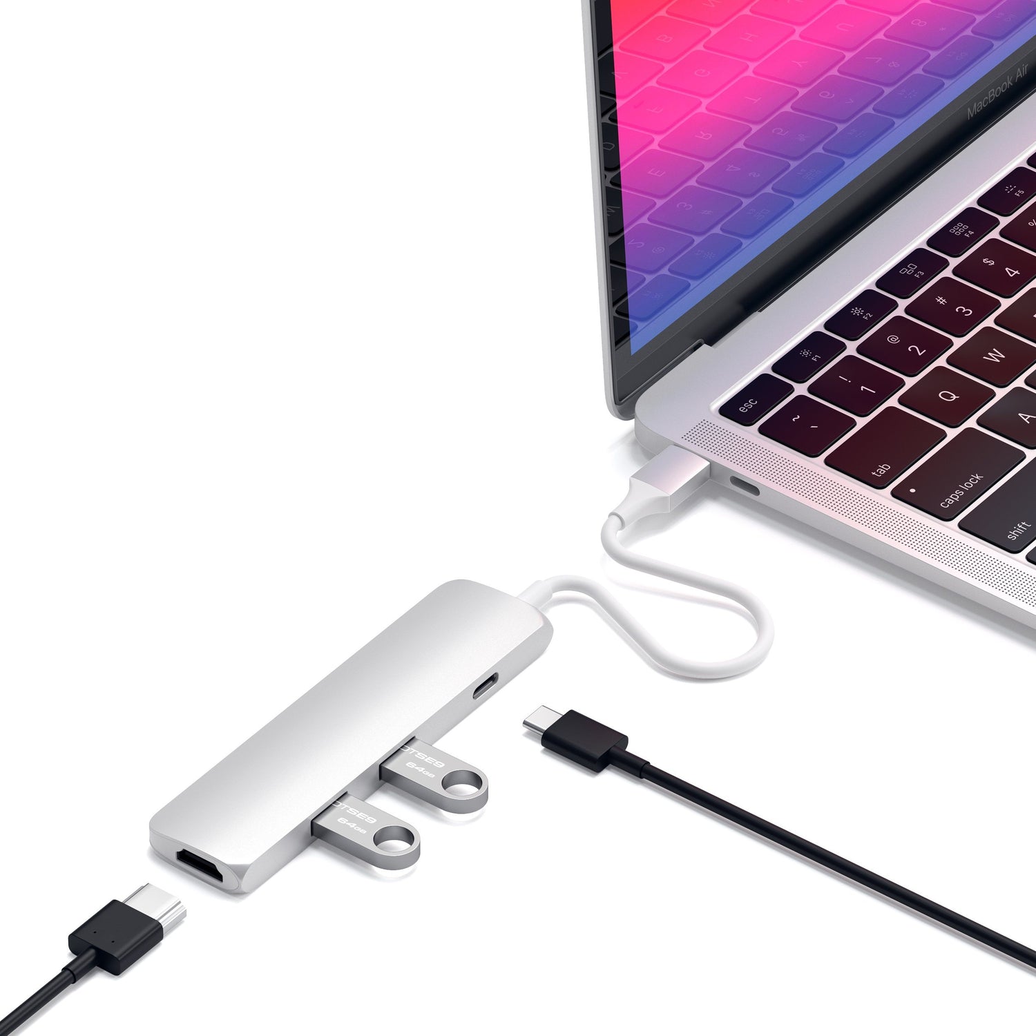 Type-C Slim Multi-Port Adapter 4K | Aluminum – Satechi